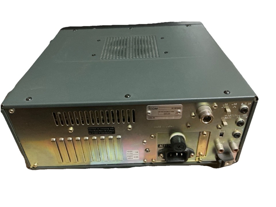 ICOM IC-R7000 HF, VHF, UHF Wide Band Receiver - Nice - Working good | eBay