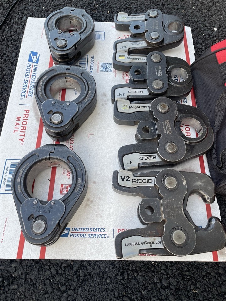 Ridgid 48553 Megapress Standard Kit, 1/2"-2" Complete Set! 95691485533 ...