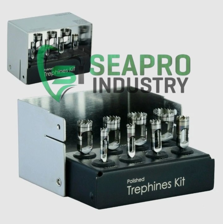Dental Implant Trephine Kit 8pcs Set Polished Surgical Surgery CE | eBay