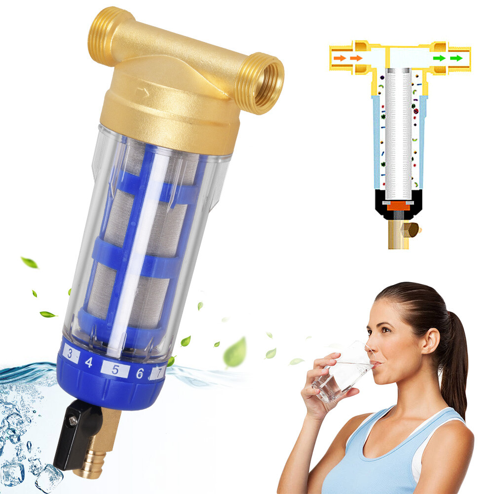 Rückspülfilter 3/4 Zoll Wasserfilter Vorfilter Hauswasserstation ...