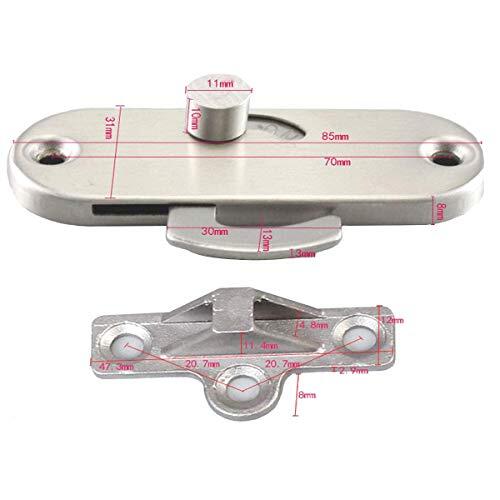 WANLIAN 90 Degree Right Angle Lock for Locking Sliding barn Door Locks ...