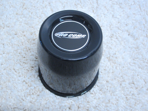 PRO COMP 1330018 CUSTOM ALLOY WHEEL PUSH TRU NEW BLACK CENTER CAP #2C-3 ...