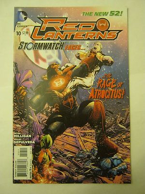August 2012 DC Comics Red Lanterns #10 The Rage Of Atrocitus VF/NM (020 ...