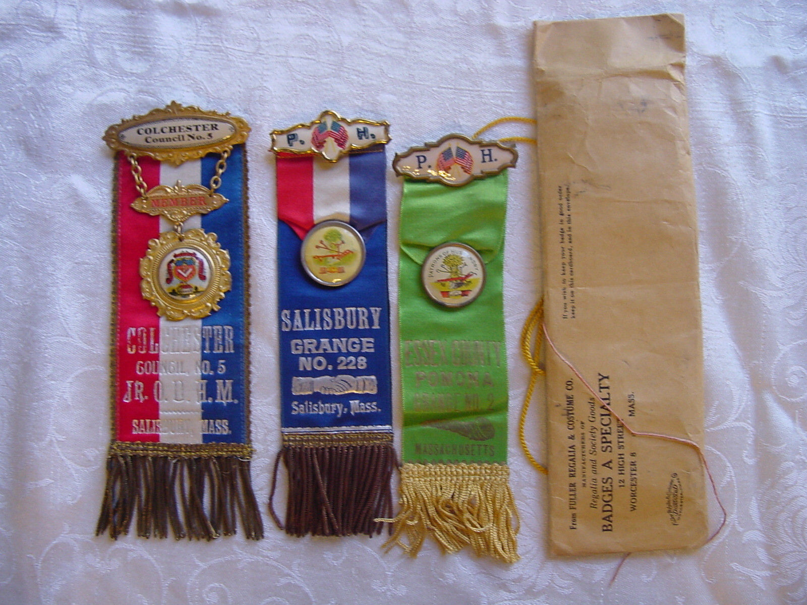 Jr. OUAM Order United American Mechanics & Patrons Of Husbandry Medal ...