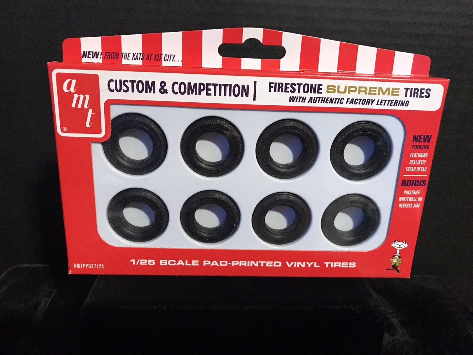 AMT PPO27/24 CUSTOM & COMPETITION FIRESTONE SUPREME TIRES-NIB-1/25 ...