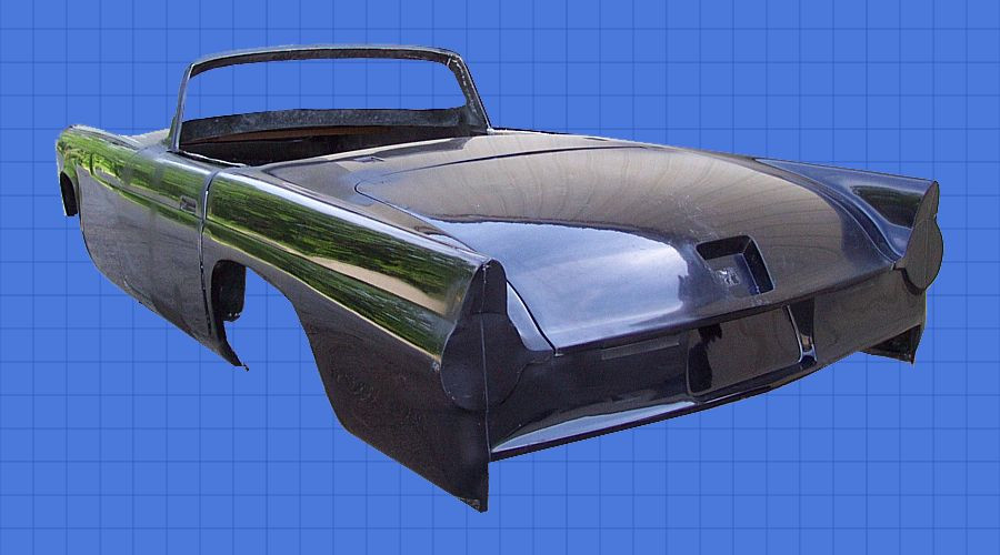 1955 1956 1957 Thunderbird Body Fiberglass 55 56 57 REGAL T-BIRD T-bird ...