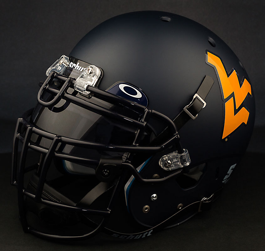 West Virginia Football Helmet WVU Mountaineers Helmets 8 Models By