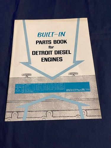 Detroit Diesel Engines Built-In Parts Book Dealer Sales Brochure ...