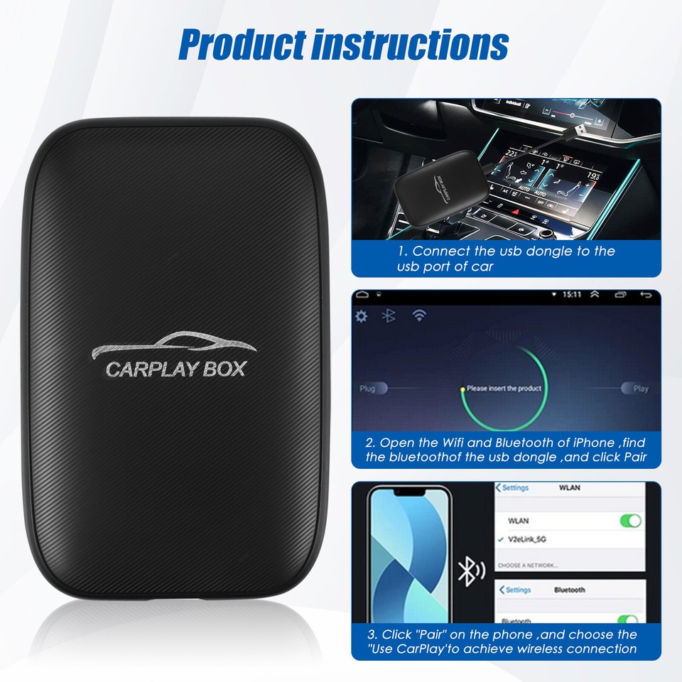 Wireless CarPlay Box - Multi-Function, Car Entertainment & Navigation ...