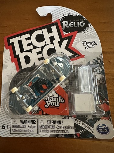 TECH DECK SKATEBOARD ULTRA RARE THANK YOU Foil Limited Edition RELIC ...