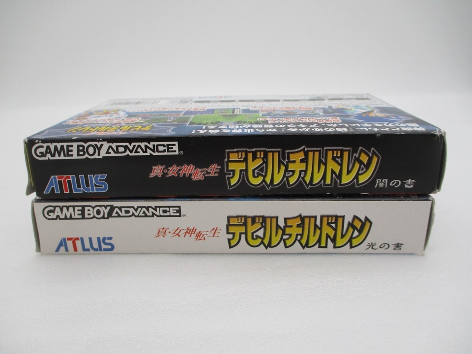 GBA Shin Megami Tensei Devil Bambini Hikari & Yami No Sho 2Games W/Box ...