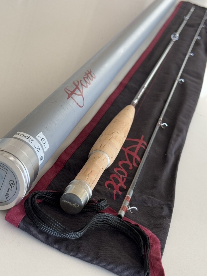 **BEAUTIFUL** 🔥 SCOTT G 2wt 8’ft~2pc Fly Rod!! 🔥~EXCELLENT~ 🔥 | eBay