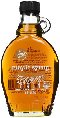Natural Value Pure Organic Grade A Maple Syrup Dark Amber 8OZ | eBay