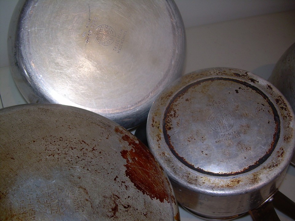 Wear-Ever 7 pc Lot Aluminum Pots Lids Cookware Set Roaster Vintage | eBay