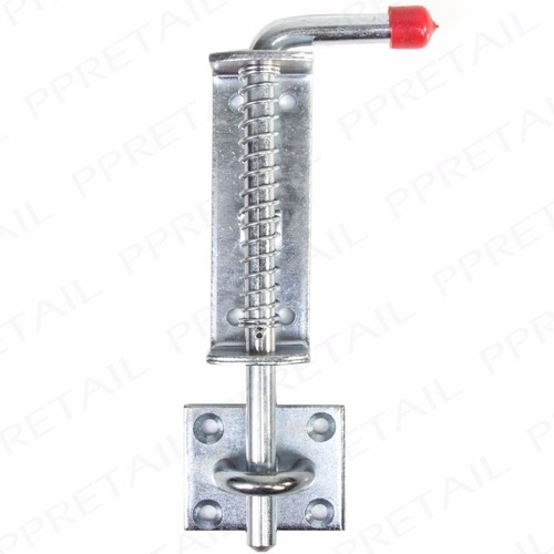 210mm HEAVY DUTY SPRING LOADED DROP BOLT Farm Gate Garage Stable ...