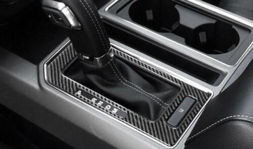 For Ford Raptor F-150 2015-20 Real Carbon Fiber Central Console Gear ...