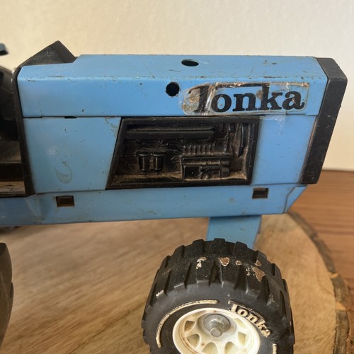 Tonka 1970s Blue Farm Tractor 51001 Pressed Metal | eBay