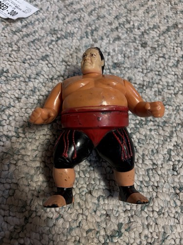 WWE Yokozuna Hasbro Series 8 Wrestling Figure WWF Rare Red Tights | eBay
