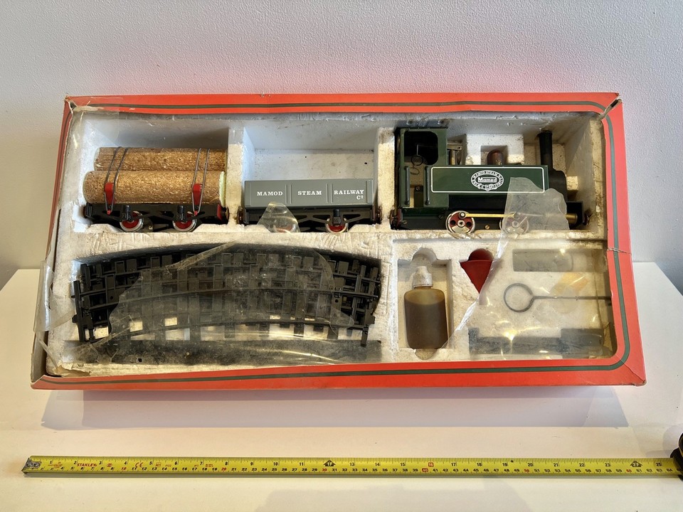 Mamod RS5 Prince Of Wales SL5 Locomotive Live Steam Train Set O Gauge ...