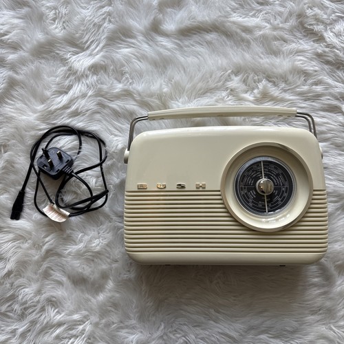 BUSH TR82 Radio Retro FM, MW And LW Beige + Yellow - Tested And Working ...