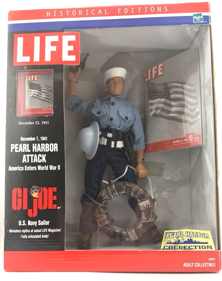GI Joe Pearl Harbor Attack Historical Collection Life Magazine Unopened ...