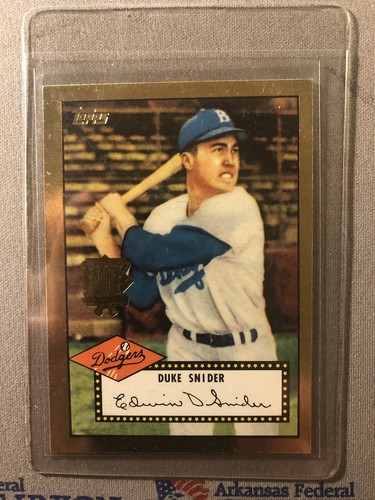 2001 Topps Gold “1952 World Series Reprint” Duke Snider #37 | eBay.de
