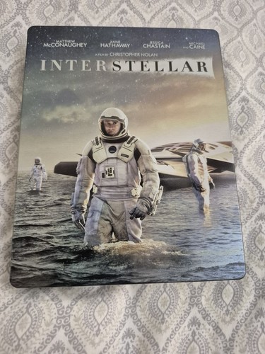 Interstellar (2014 Steelbook Edition 3-Disc Set Blu-ray + DVD w/IMAX ...