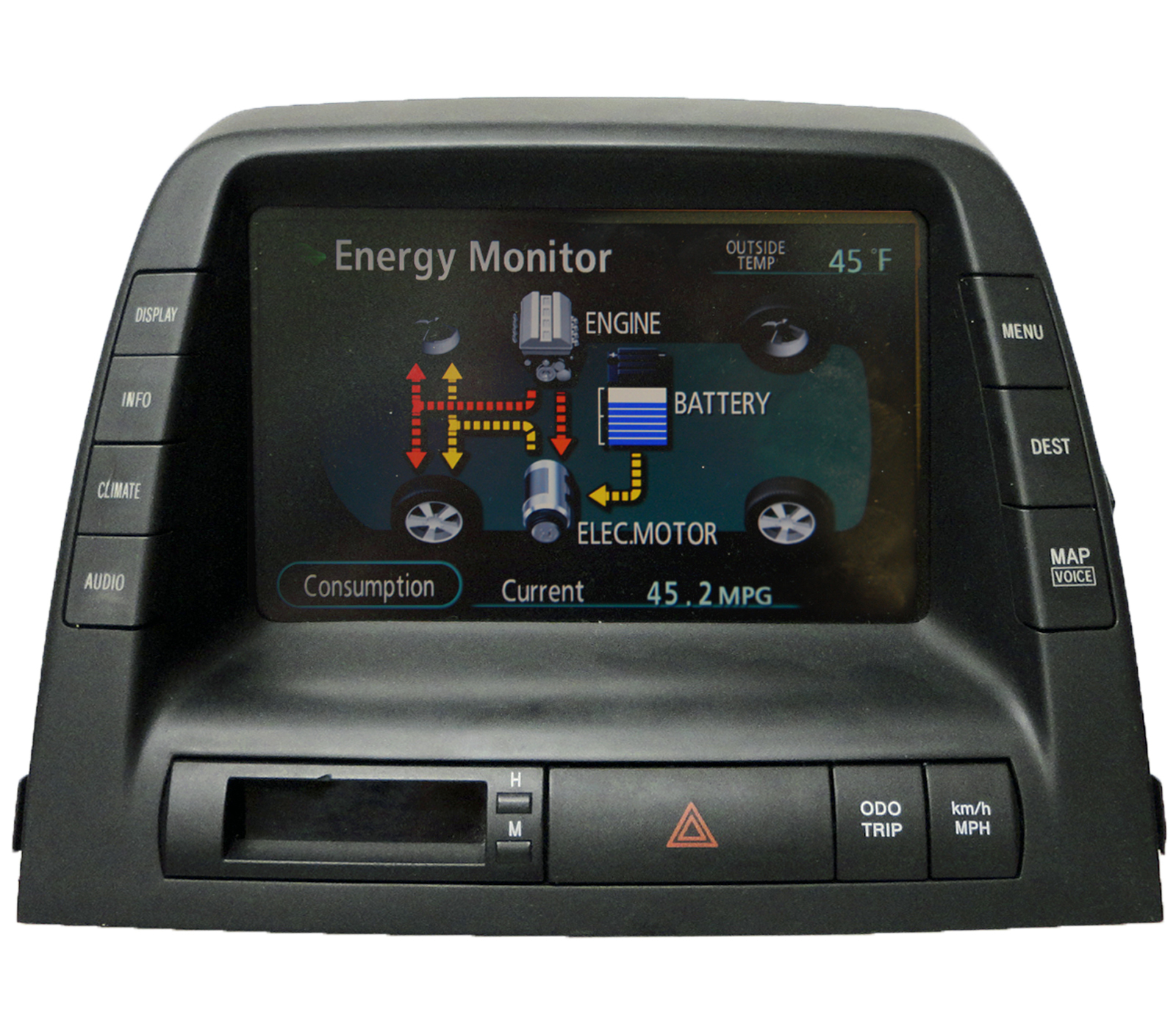 06 - 09 Toyota Prius NAVIGATION Display Information Center Screen 86110 ...