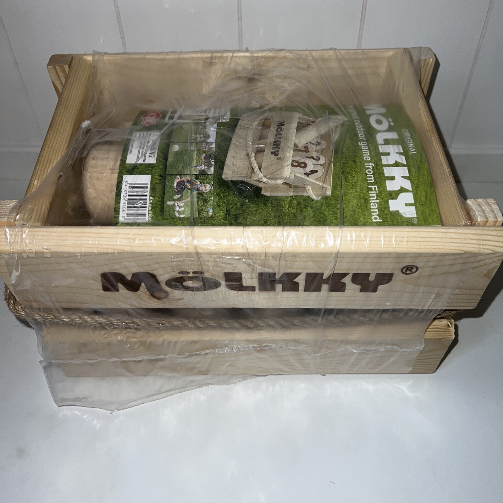 Molkky Wooden Pin & Skittles Game - Outdoor Fun For Beach - Park ...