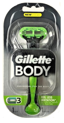 Gillette Body Razor Handle - Holds Body, Venus, & Mach3 Blades | eBay