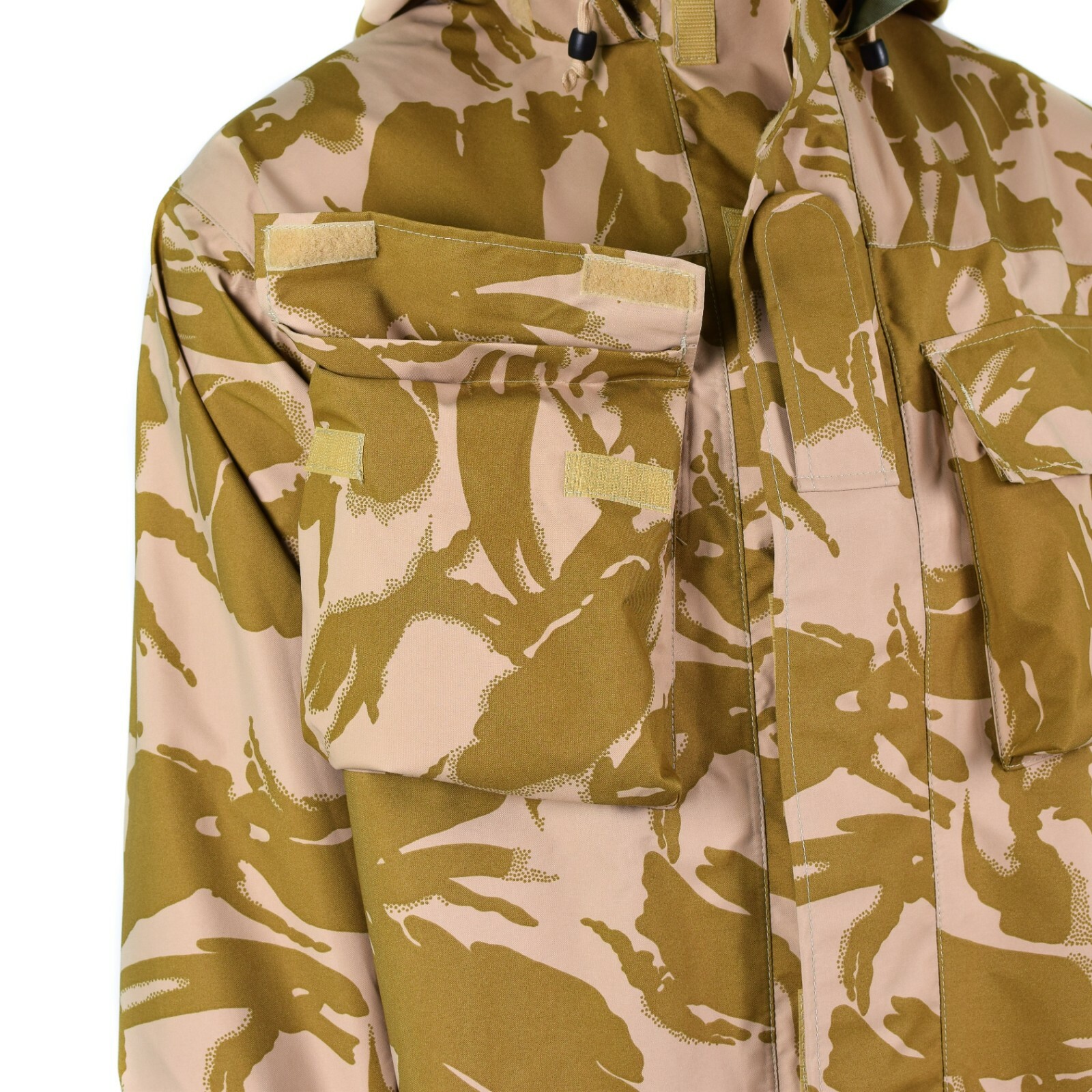 Genuine British army combat jacket desert camo MVP goretex waterproof ...
