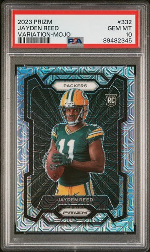 2023 Prizm JAYDEN REED MOJO VARIATION SP 11/25 JERSEY MATCH 1/1 PSA 10🔥 ...