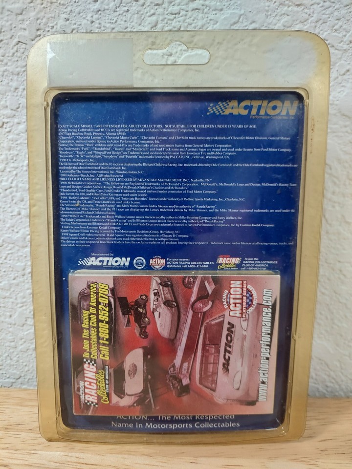 NASCAR Bobby Hamilton #4 Kodak Car 1998 Monte Carlo - Action Racing ...