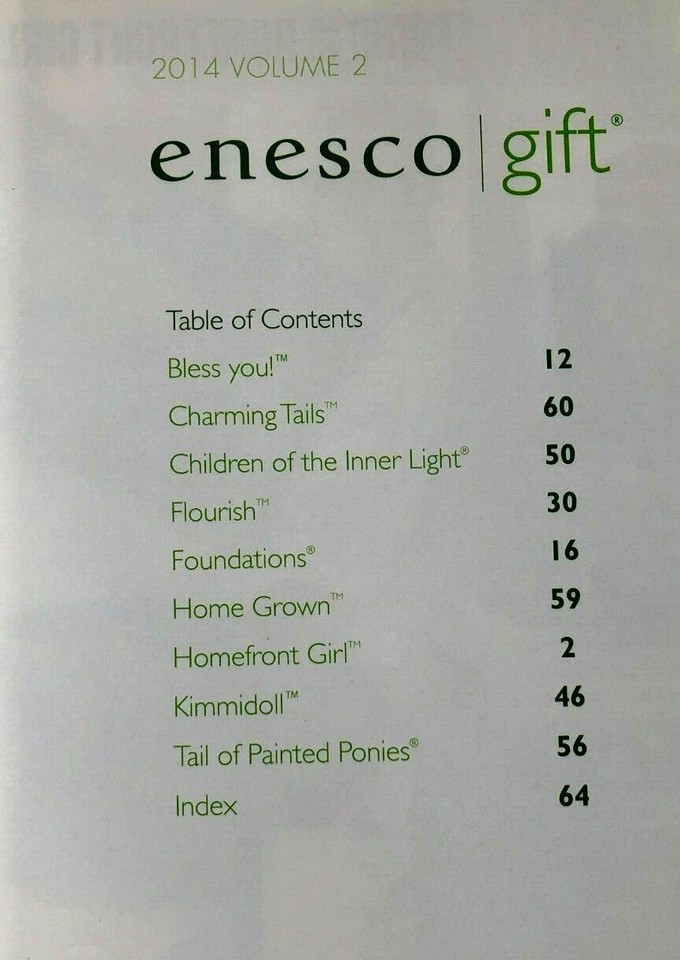 ENESCO 2014 GIFT VOL 2 CATALOG | eBay