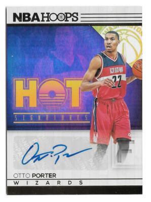 2016/17 NBA Hoops Basketball OTTO PORTER HOT SIGNATURES Autograph ...