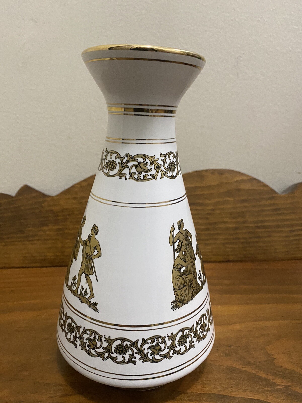 Vintage Dakas Rhodos Handmade 24K Gold Vase 7.5" Tall | eBay