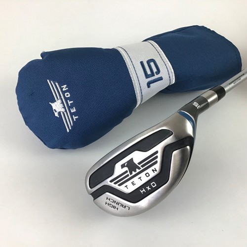 Teton HxD High Launch 15* Loft Hybrid Driver 80g Regular Flex Graphite ...
