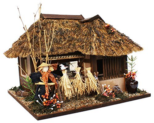 Billy Handmade Miniature Dollhouse Model Kit Tono Thatched House 8618 ...