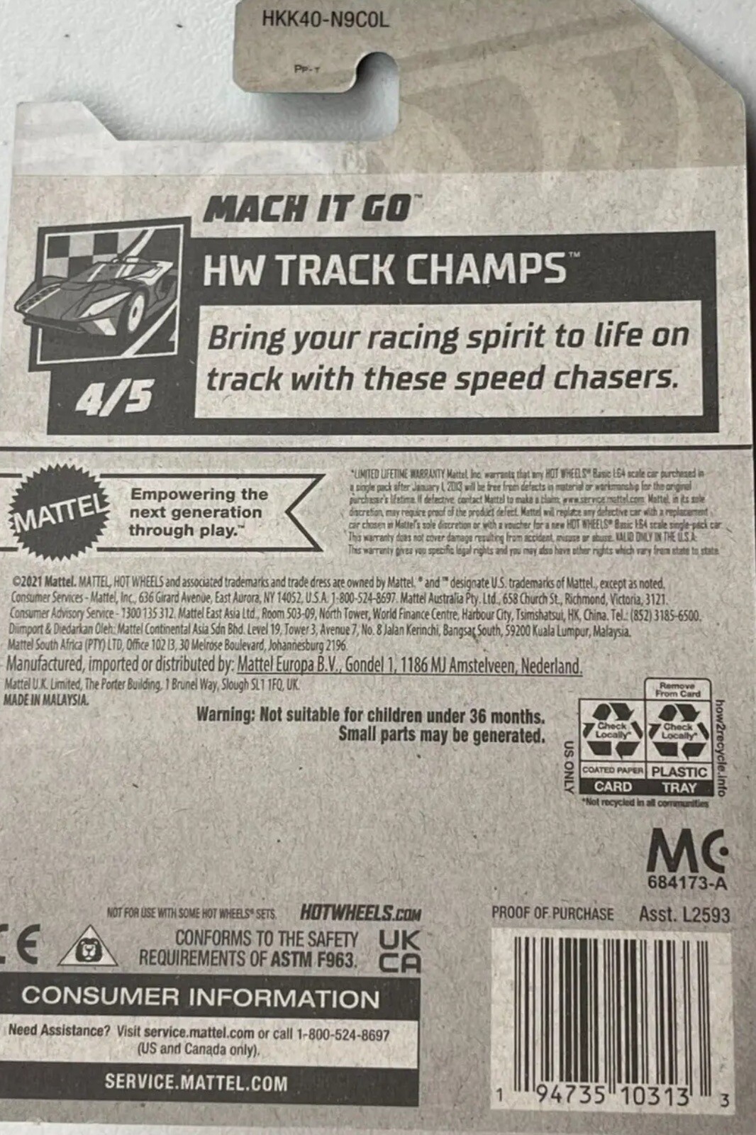 Hot Wheels Mach It Go RED 112/250 HW Track Champs 4/5 2023 | eBay
