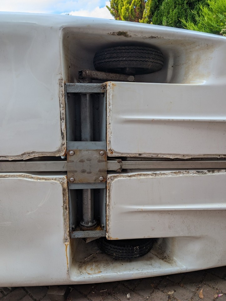 Clamboat Folding Boat PROJECT Integral Trailer & Hitch Project | eBay UK