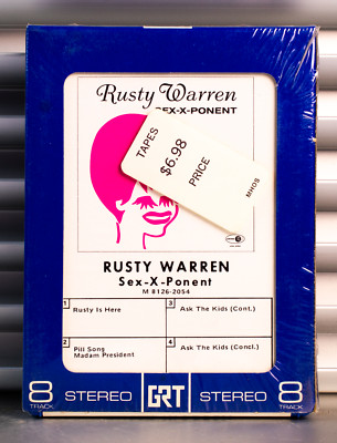 Rusty Warren Adult Comedy Sex-X-Ponent 8-Track Tape | eBay