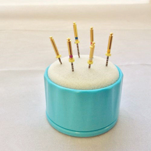 1x Dental Autoclavable Round Endo Stand Cleaning Foam Sponges File ...