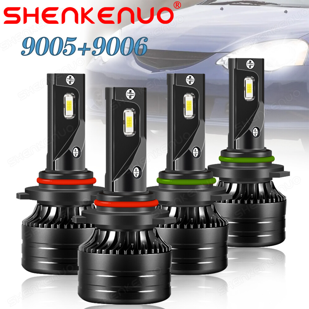 6000K Front LED Headlight Bulbs for Acura RSX High & Low Beam 2005-2006 ...