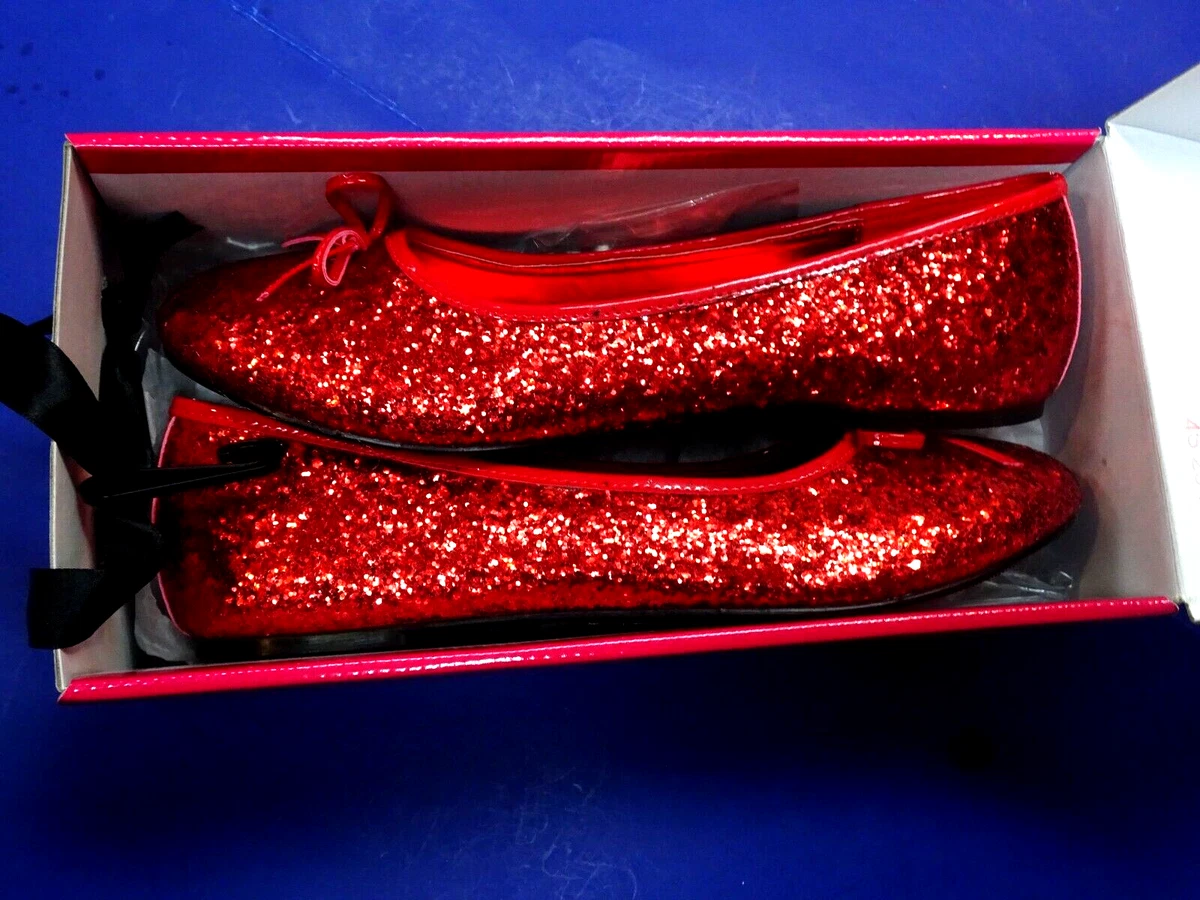 Red Sparkle Wedges