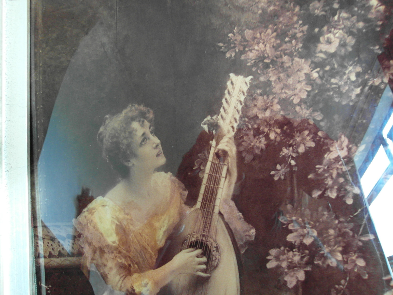 ANTIQUE VICTORIAN CRYSTOLEUM | eBay UK