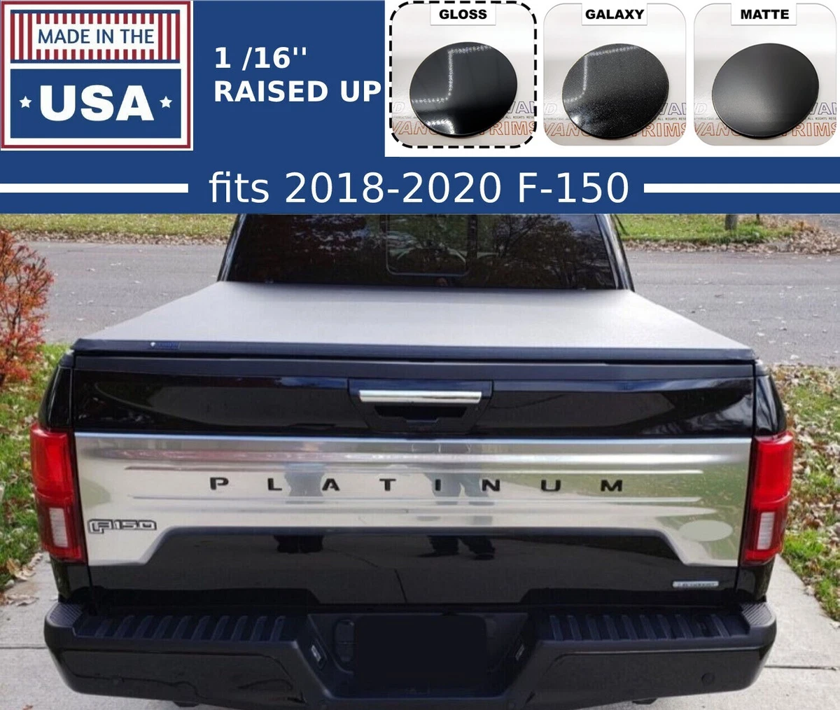 Ford Tailgate Badge Gunmetal Platinum Lettering F-150, 54% OFF