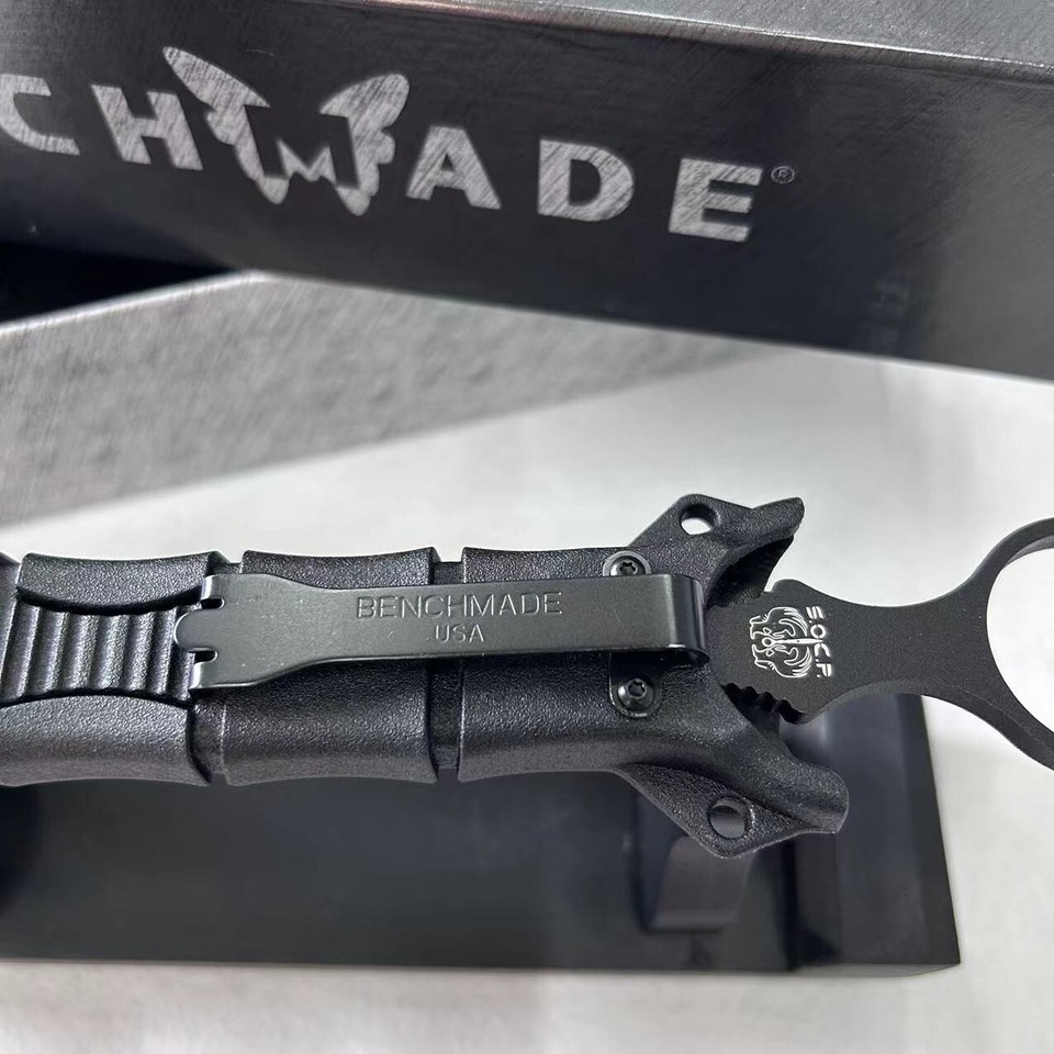 Benchmade SOCP 176BK-COMBO Trainer Knife Set with Black Sheath Fixed ...