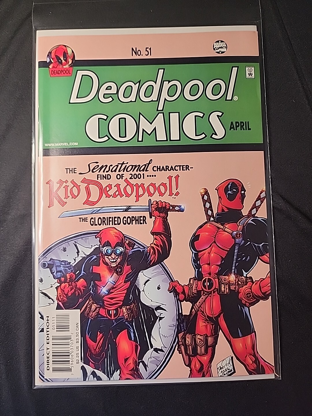Deadpool #51 first series, Kid Deadpool cover 2001 | eBay