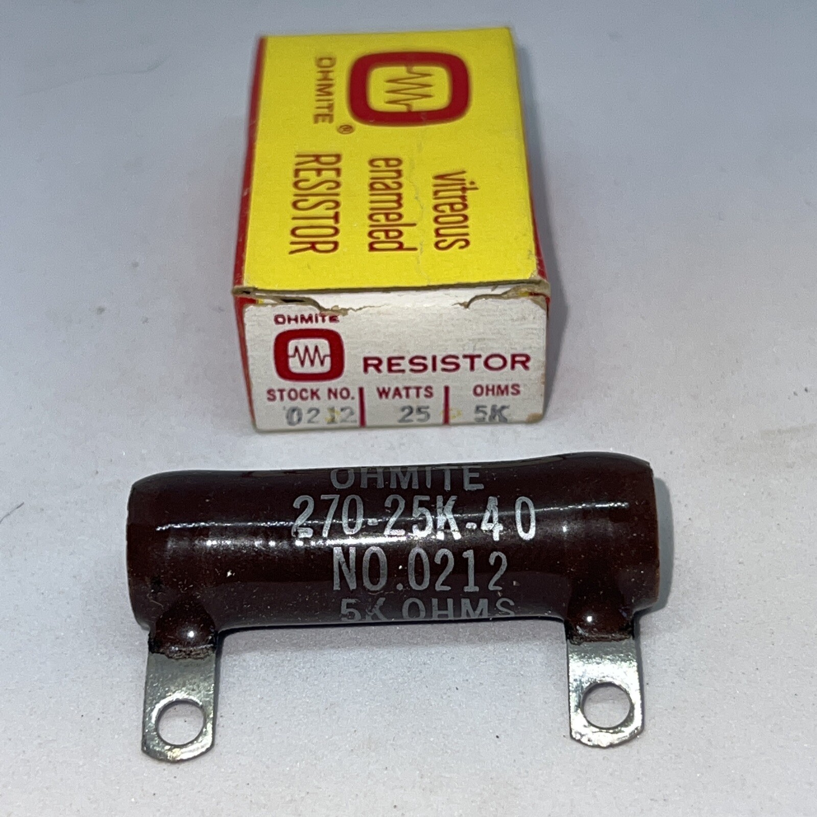 Ohmite N 270-25k-40 25w 50 Ohms Resistor for sale online | eBay