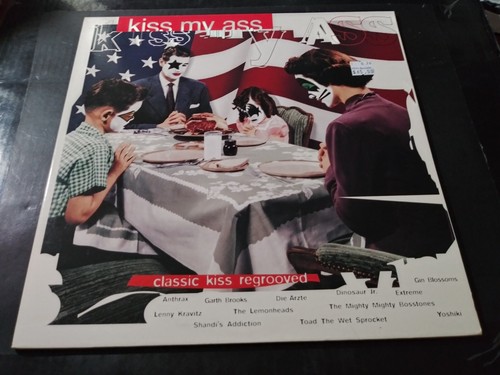 Kiss My Ass: Classic Kiss Regrooved NM Original LE Red Vinyl Mercury ...
